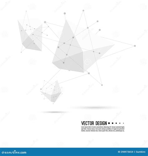 Abstract Polygonal Geometric Shape Stock Illustration Illustration Of Angle Vector 298973654