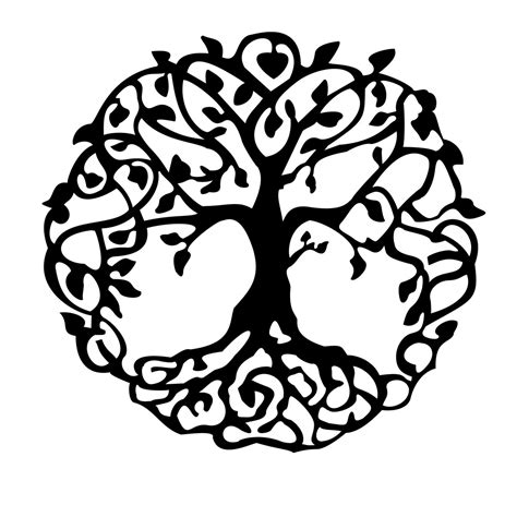 Tree Of Life Monogram Etsy