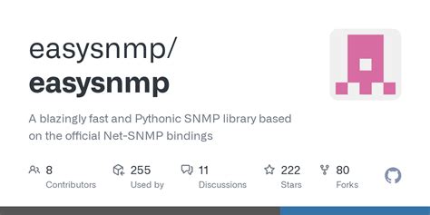 GitHub Easysnmp Easysnmp A Blazingly Fast And Pythonic SNMP Library Based On The Official Net