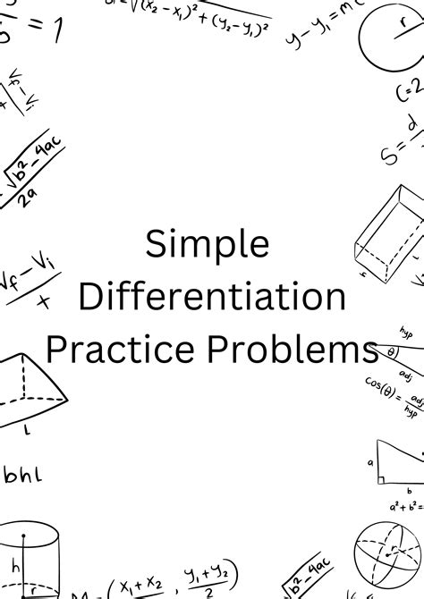 class 11 12 simple differentiation 75 practice problems with answers smartly learn