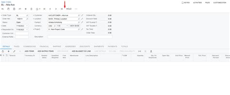 custom feature problem create blanket sales order button community