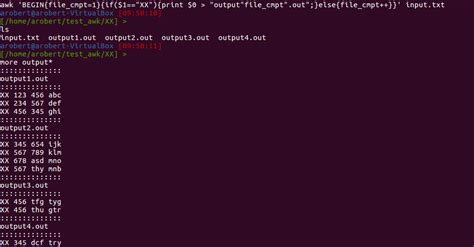 Awk Split File Into Multiple Files Based On Appearance Of Name In