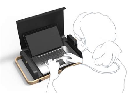 Portable Laptop Case That Converts Into A Desk While On The Go Walyou
