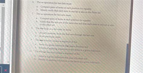 solved 1 examples of linear collections are a sets and