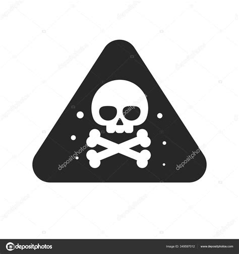 Blank Warning Sign Black And White