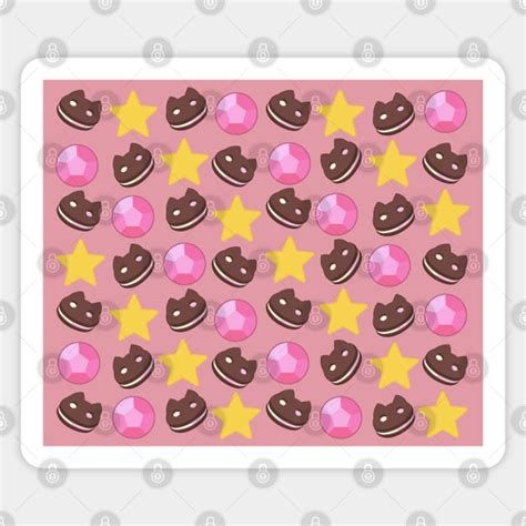 Steven Universe Pattern Steven Universe Pattern Sticker Teepublic