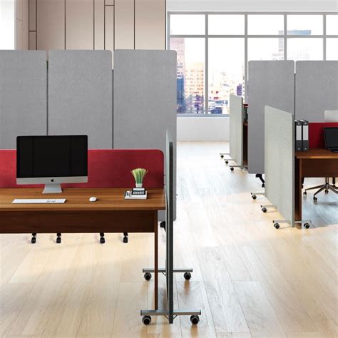 Noise Cancelling Room Divider On Wheels Thickened Portable Sound