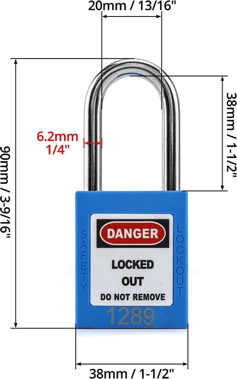 Safety Padlock Blue