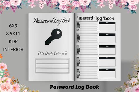 Password Log Book Graphic By Mostafiz Creative Fabrica