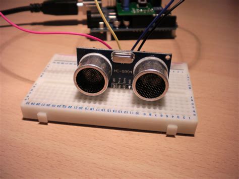 Ultrasonic Range Finder With An Attiny85 With Shield Trybotics
