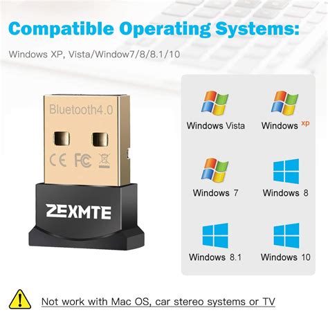 Zexmte Bluetooth Usb Adapter Usb Dongle Bluetooth Receiver Transfer Wireless Adapter For