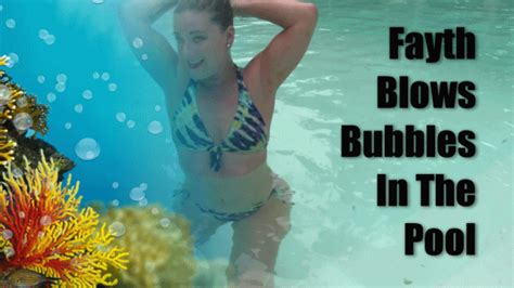 Fayth On Fire Fetish Films Underwater Bubble Blowing MP4