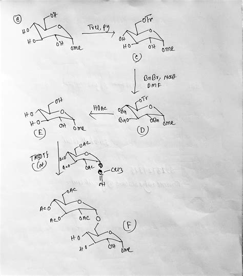 [solved] D The Following Cyclic Structure Is That Of Mannose Is This Course Hero