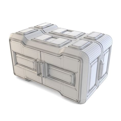 Space Station Container Crate 3d Model Download Space Stations On