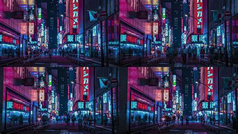 东京新宿市中心霓虹灯街道夜幕视频素材下载编号6375093光厂vj师网