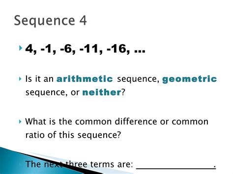Patterns And Sequences Ppt