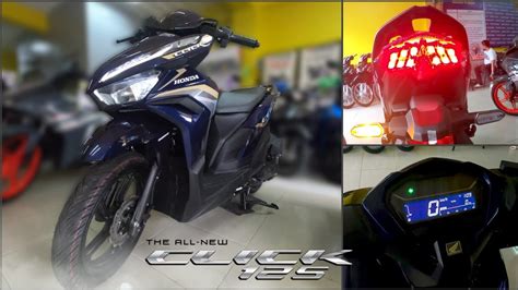 The All New Honda Click 125 V3 Color Blue Walkthrough Review Price