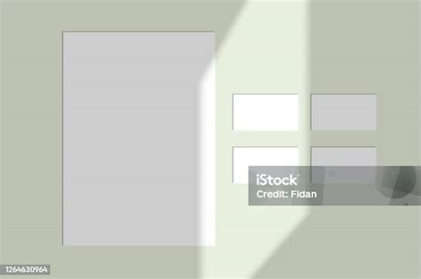 오버레이 그림자 효과 창에서 햇빛 10 Eps 디자인 그라데이션 메시 공백과 카드가 조롱합니다 브랜딩 초대 광고 등을 위한 여름 템플릿 0명에 대한 스톡 벡터 아트 및 기타