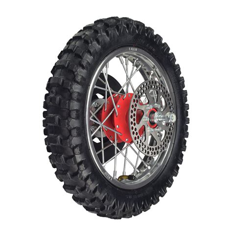 Complete Rear Wheel With Red Hub For The Razor Sx500 Mcgrath Dirt Rock