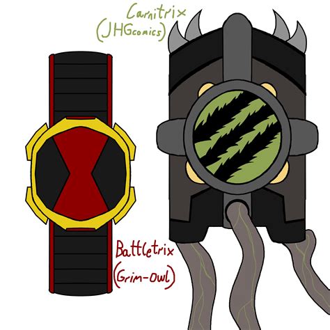 My Omnitrix Battletrix As Well As My Slightly Altered Take Of Jhgcomics Carnitrix R Ben10