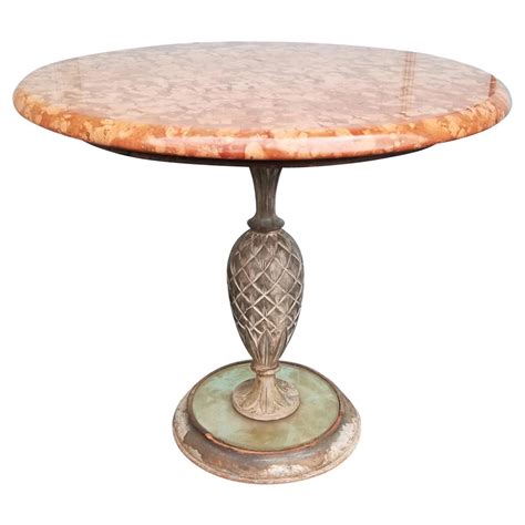 Marble Top Pedestal Table At Cynthia May Blog