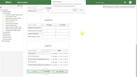 Data Value Not Showing On The Data Entry Form Support Assistance Technique Dhis2 Community