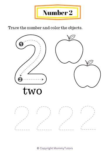Preschool Numbers Mommytutors