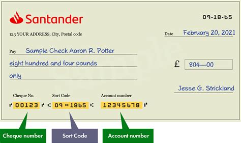 Sort Code Of Santander UK In Merseyside