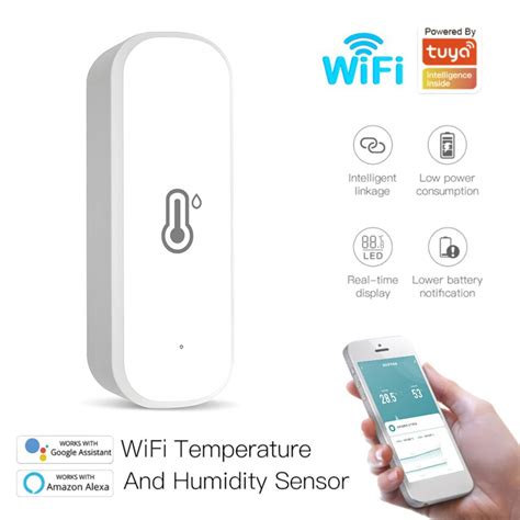 Sensor De Temperatura Tuya Smart Life Wifi Zigbee Detector De Humedad Higrómetro Termómetro