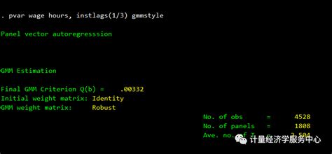 Stata面板数据gmm回归stata：面板向量自回归教程李凤台的博客 Csdn博客