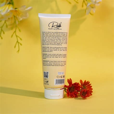 Sun Block Uva Uvb High Protection Radde Cosmetics
