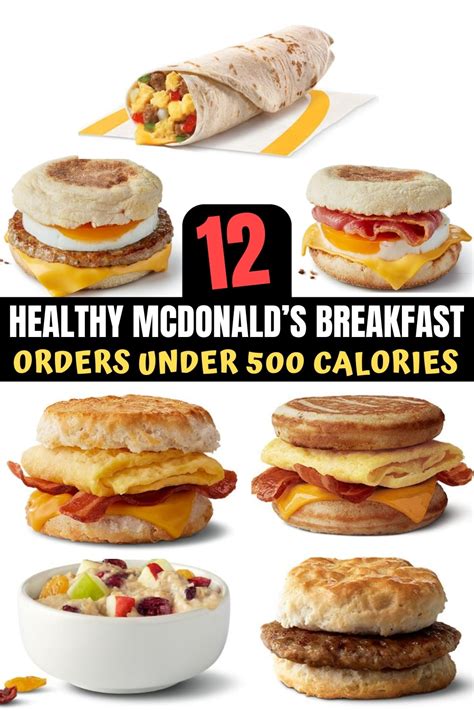 Healthiest Mcdonalds Breakfast Items The Diet Chef