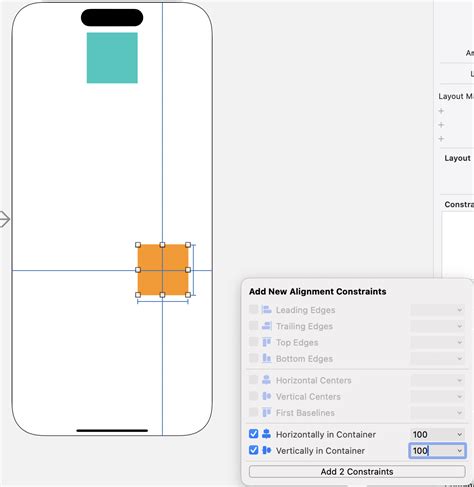 Ios Constraint Align