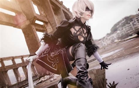 Yorha 2b Wallpapers Top Free Yorha 2b Backgrounds Wallpaperaccess