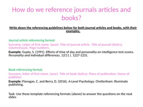 Reporting Psychological Investigations Sections Of A Scientific