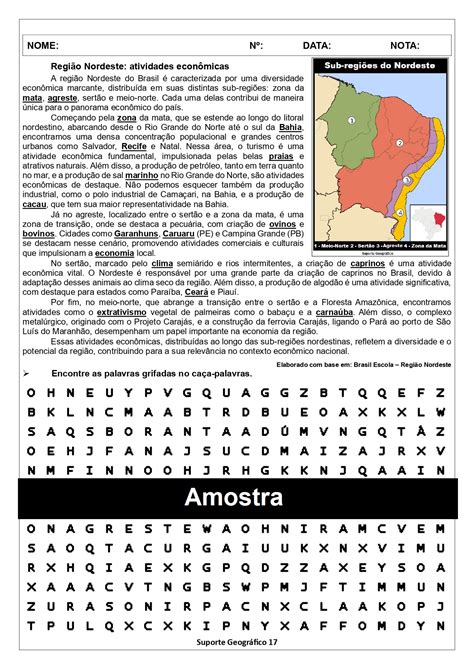 25 Caça Palavras Regiões Do Brasil 🇧🇷 🧩