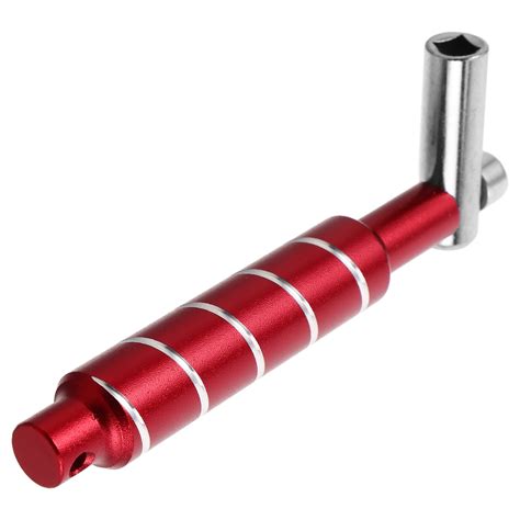 Hemoton Drum Tuning Wrench Drum Tuner Pole Tool Heavy Duty Drum Tuner