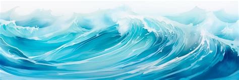Premium Photo Abstract Ocean Wave Patterns Capture The Beauty And Power Of Ocean Waves