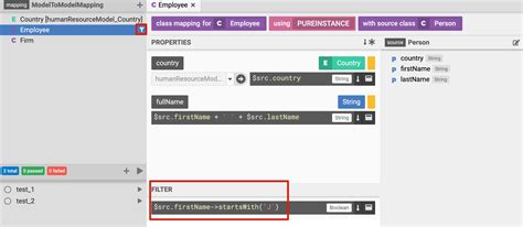 Create A Model To Model Mapping Legend