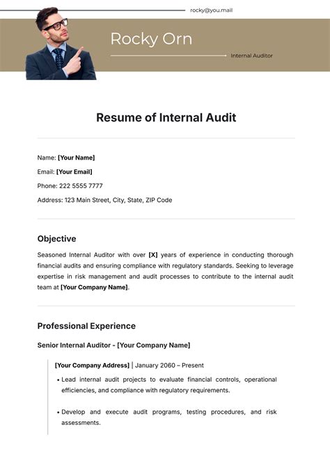 Free Resume Of Internal Audit Template To Edit Online Free Resume Of Internal Audit Template To Edit Online