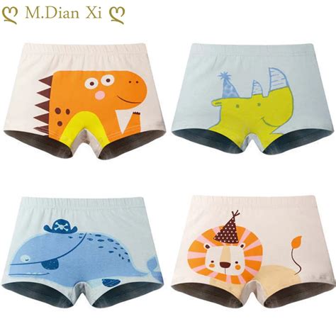 4 개몫 아기 속옷 면 면 팬티 어린이 속옷 코튼 팬티 어린이 속옷 통기성 아이 팬티속옷 Aliexpress
