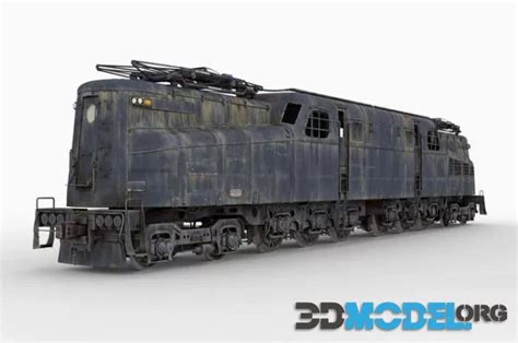 3d Model Gg 1 Locomotive Prototype Pbr