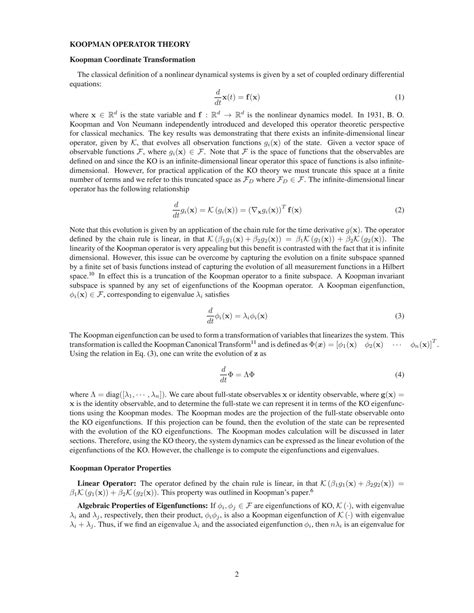 Solution Koopman Operator Theory Applied To The Motion Of Satellites