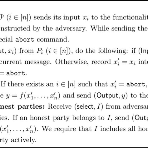 3 Abort Functionality For Computing Function F Download Scientific Diagram