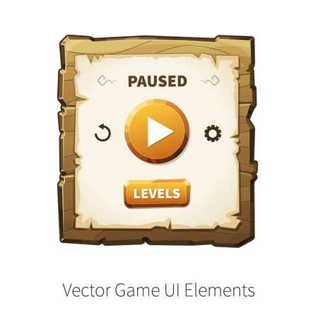 Vector Of Game Pause Vector Graphical ID Royalty Free Image Stocklib