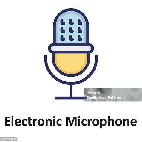 전자 마이크 입력 장치 쉽게 수정하거나 편집할 수 있는 벡터 아이콘 0명에 대한 스톡 벡터 아트 및 기타 이미지 0명 누름 버튼 다이내믹 마이크로폰 Istock