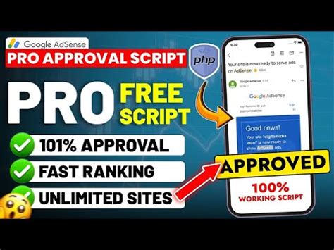 New AdSense Approval Trick PHP Script No Articles Needed Approval Guaranteed