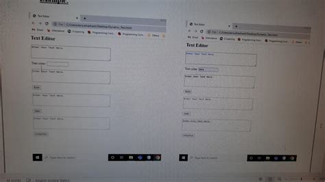 Solved Create An HTML Page That Uses Onclick And Onchange Chegg