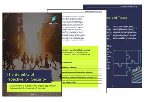 benefits of a proactive iot security strategy psa certified