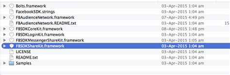 Objective C How To Add Facebooksdk Ios Stack Overflow